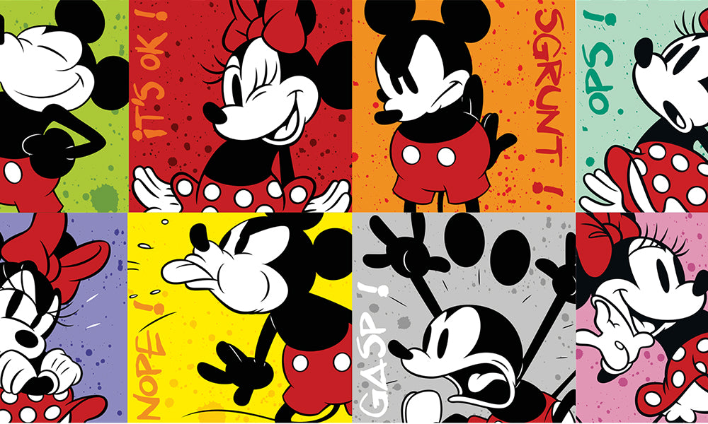 Dessert Plate + Stackable Mug Minnie Mouse I Am Pink 220040 - MICKEY I AM